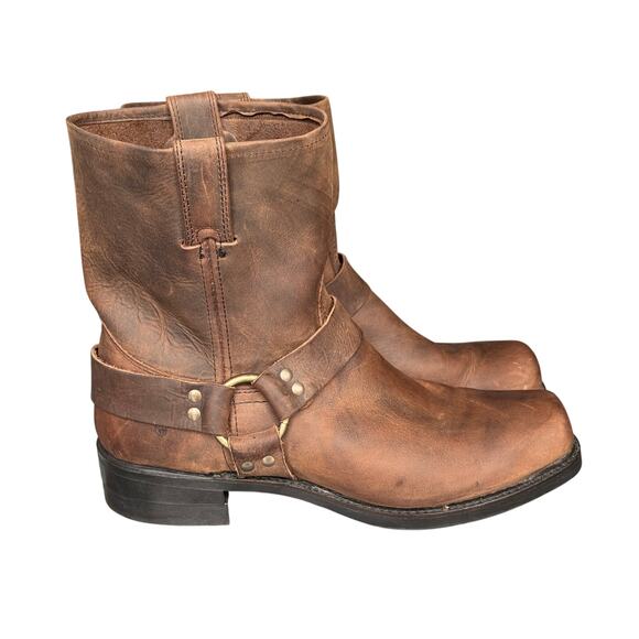 Frye | Shoes | Frye Gaucho Harness 8r Boots Mens 3 10 Premium Leather ...